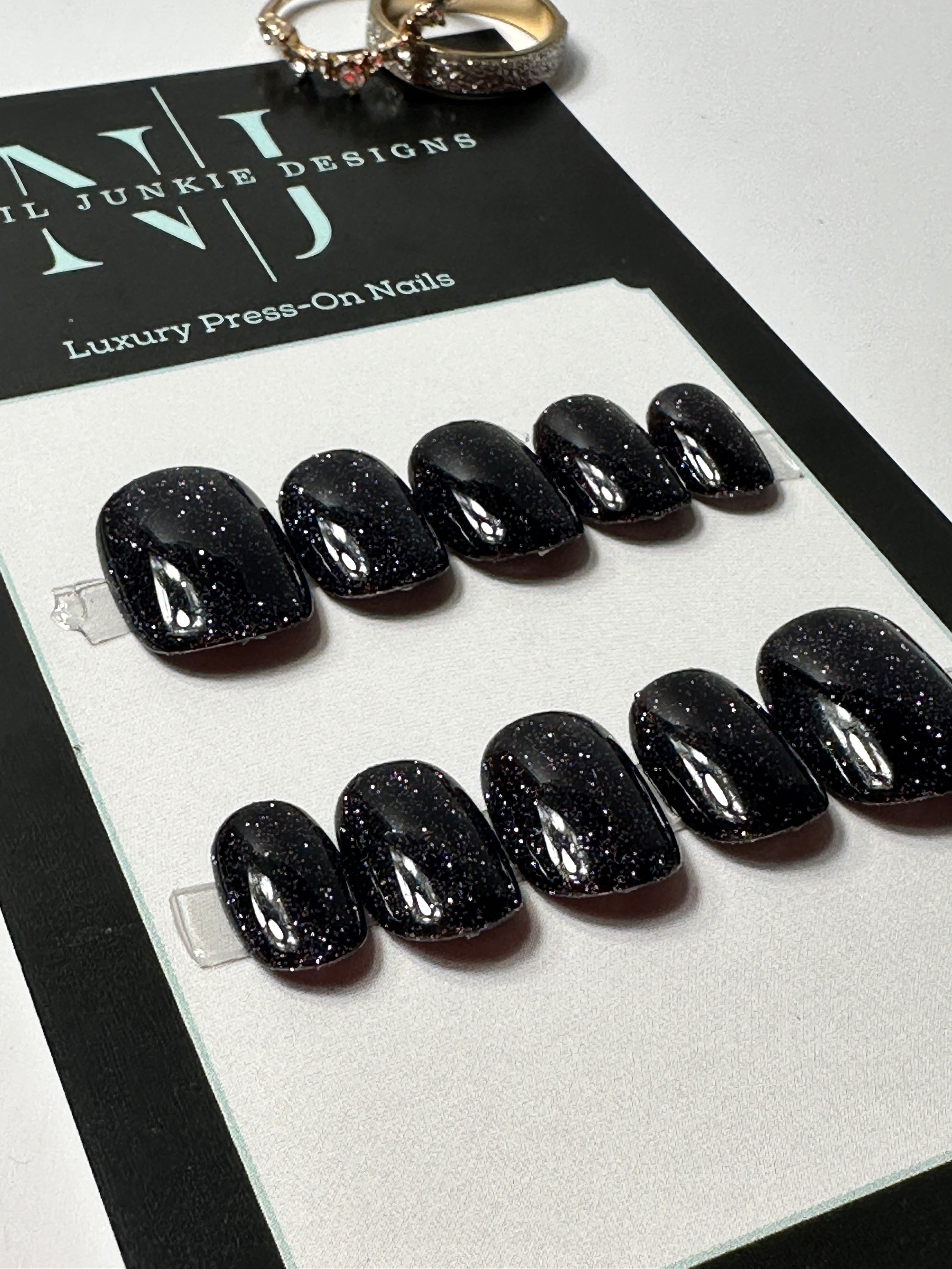 Midnight Sparkle – Nail Junkie Designs